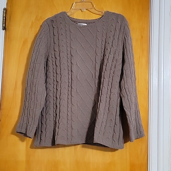 croft & barrow | Sweaters | Croftbarrow Xl Womens Taupe Sweater | Poshmark